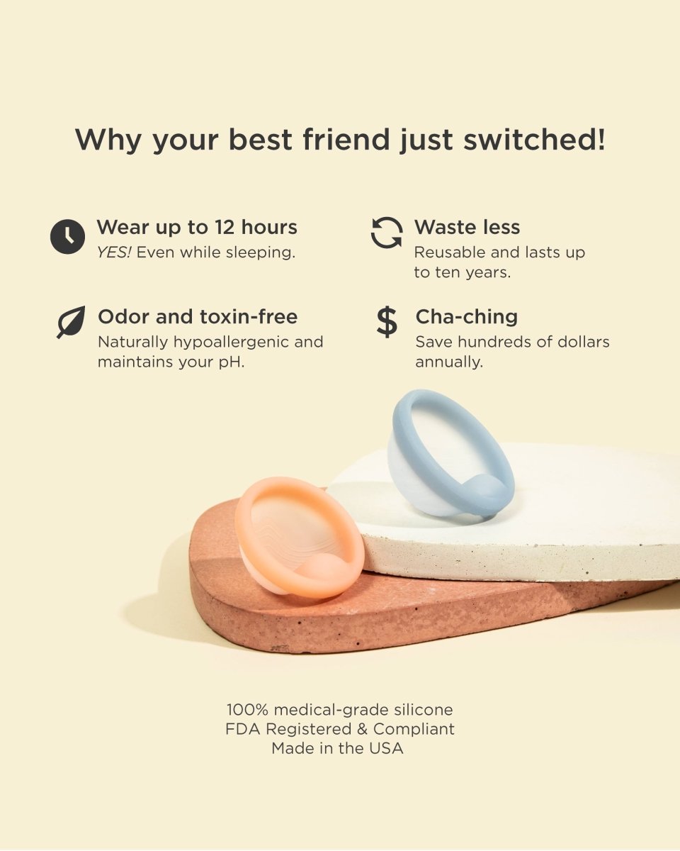 Saalt Disc Menstrual Disc -Comfortable, Easy Insert & Remove – Nanaka